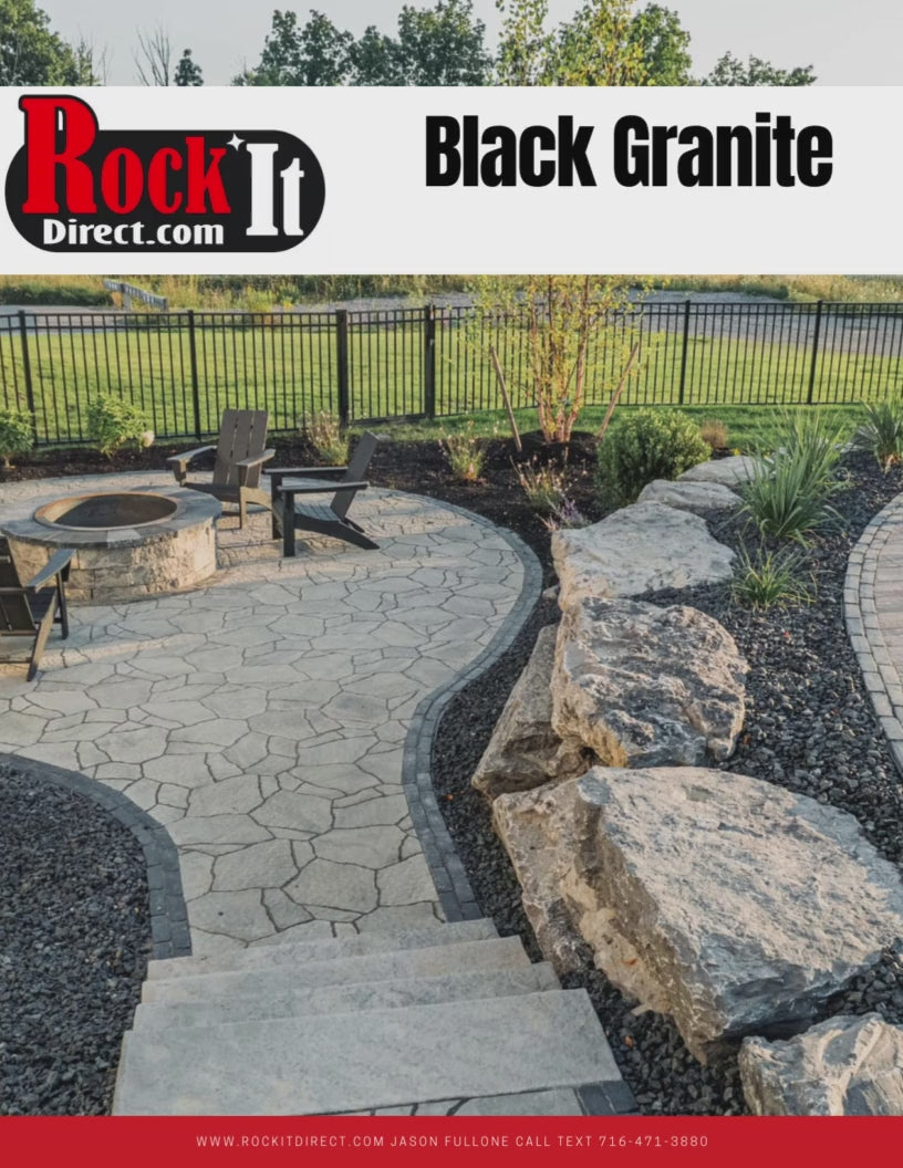 Black Crushed Granite – Rock-It Direct